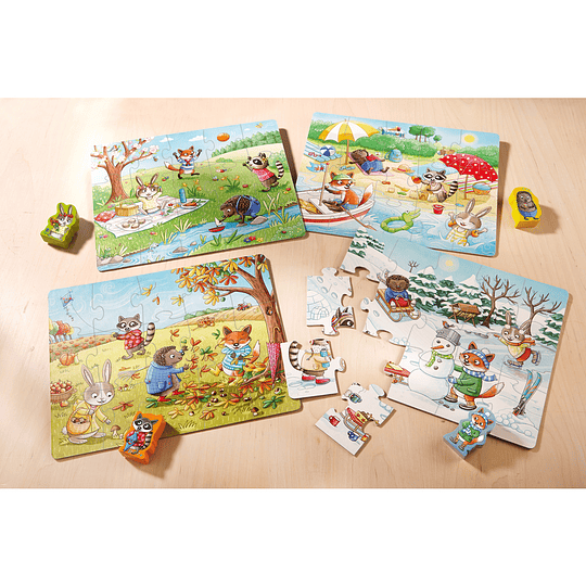 Puzzle Las cuatro estaciones