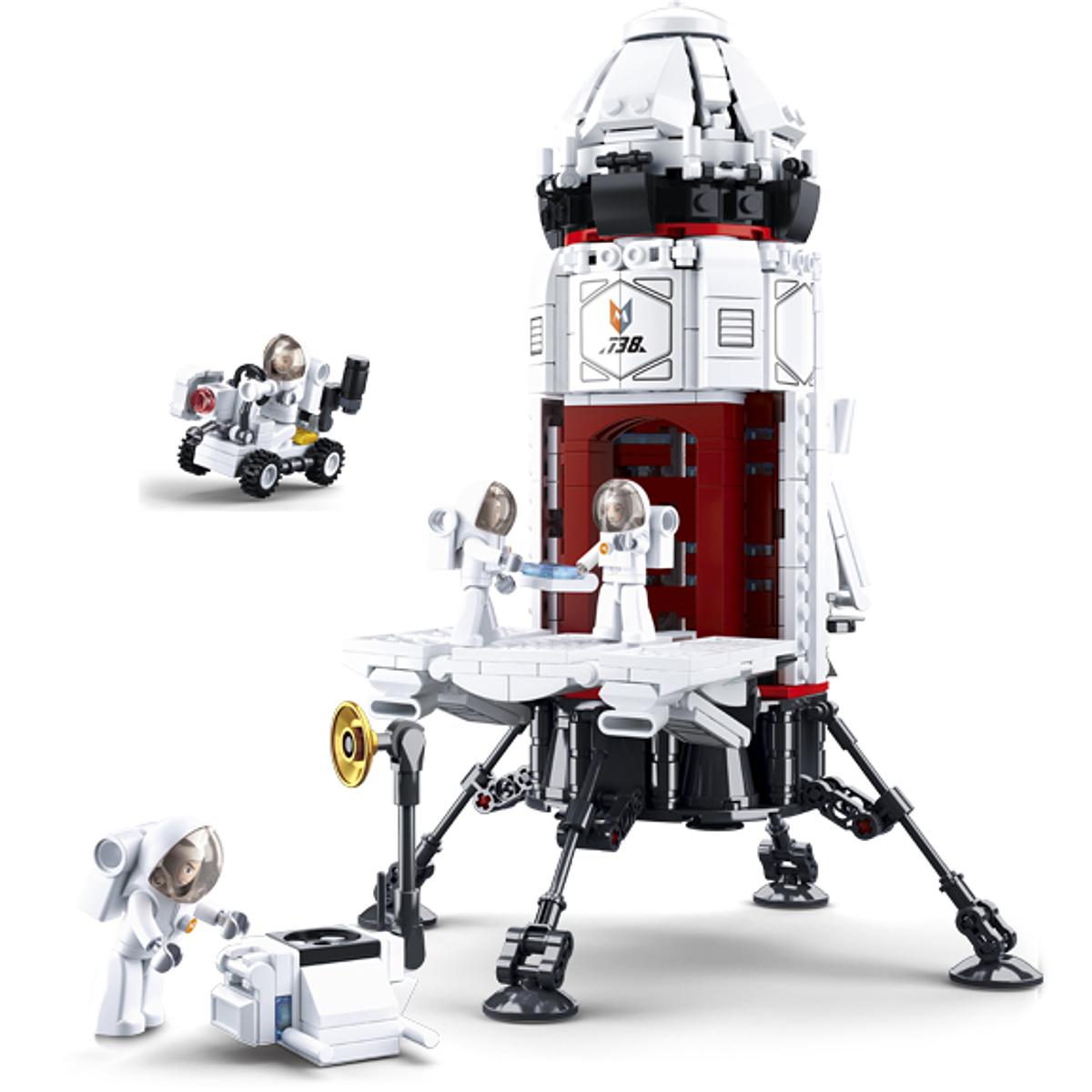 Sluban - Space Base de Lançamento | Cubos Luminosos