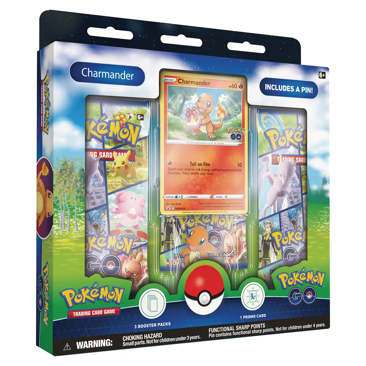 Pokémon Go - Charmander Pin Box (EN) | Cubos Luminosos
