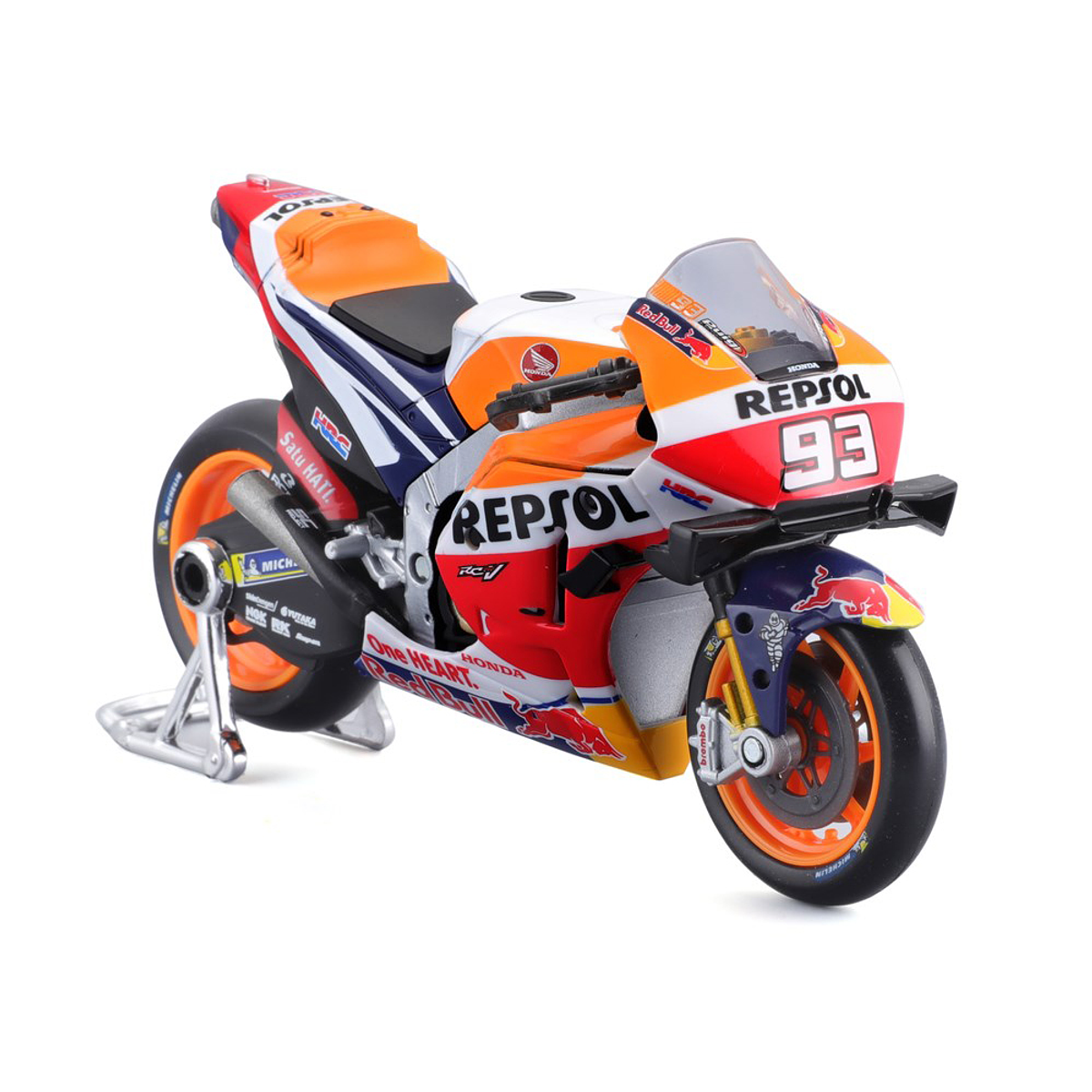 Maisto - Moto GP Repsol Honda Team 2021 #93 Marc Marquez | Cubos Luminosos