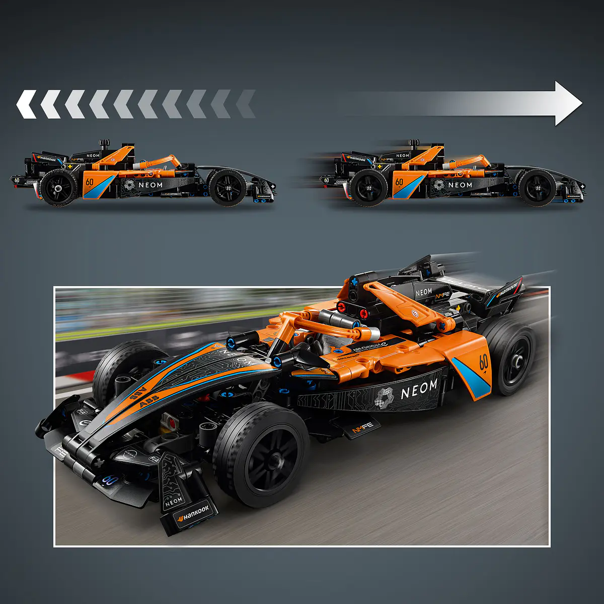NEOM McLaren Formula E Race Car | Cubos Luminosos