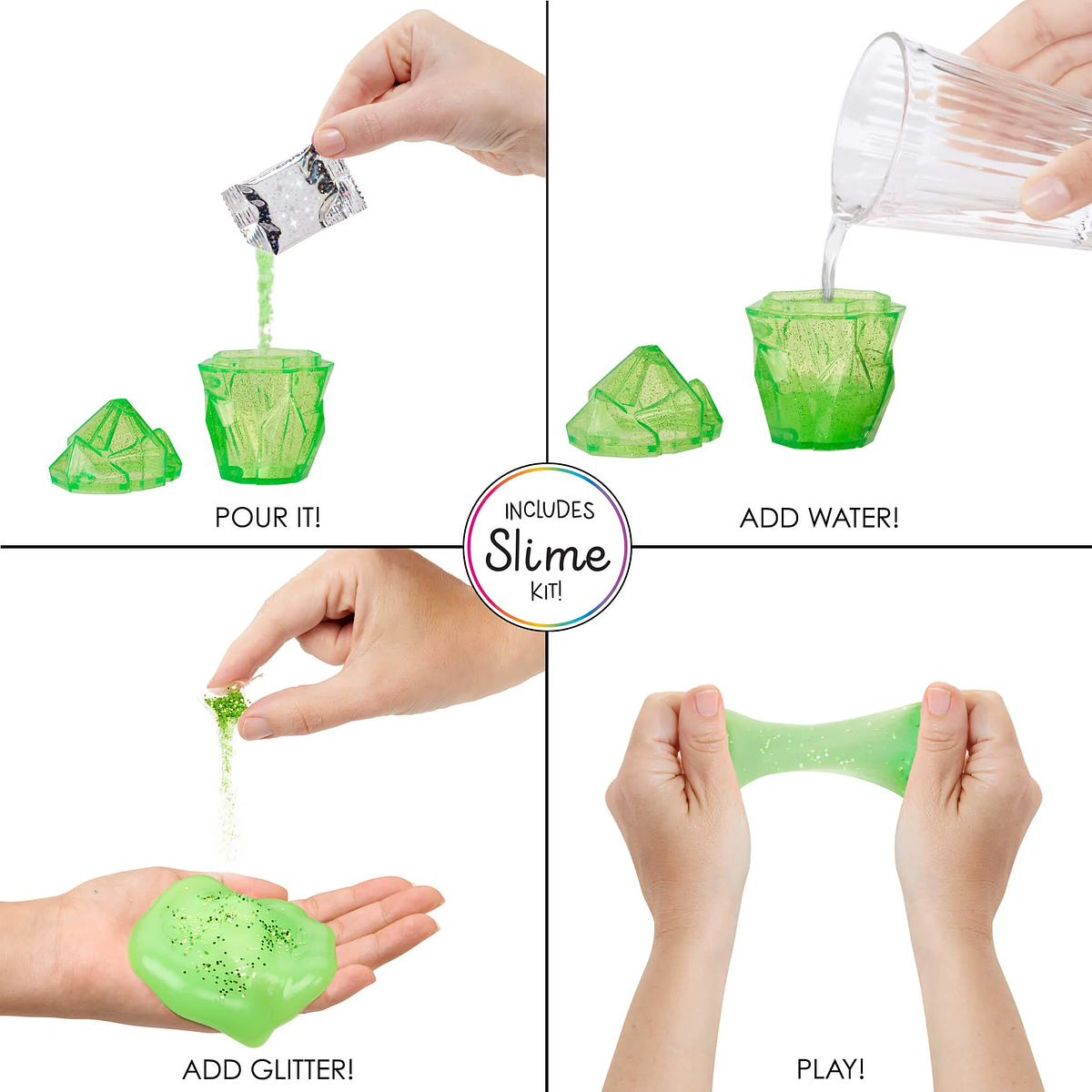 Rainbow High Slime - Jade Hunter | Cubos Luminosos