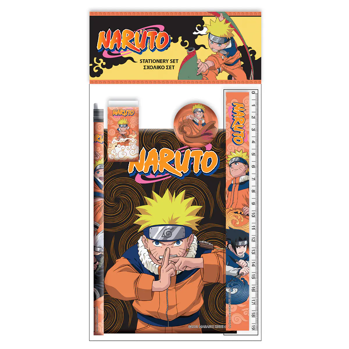 Conjunto Escolar - Naruto | Cubos Luminosos