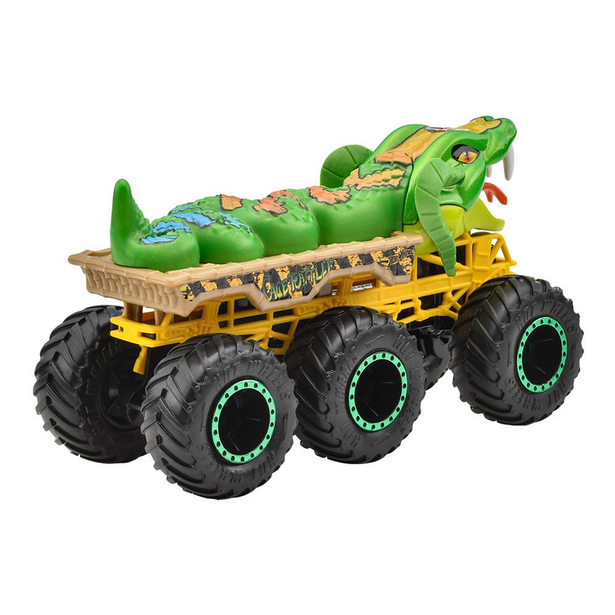 Hot Wheels Monster Trucks Big Rigs - Cage Rattler | Cubos Luminosos