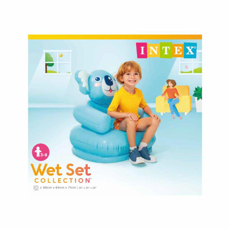Intex - Sofá Insuflável Coala | Cubos Luminosos