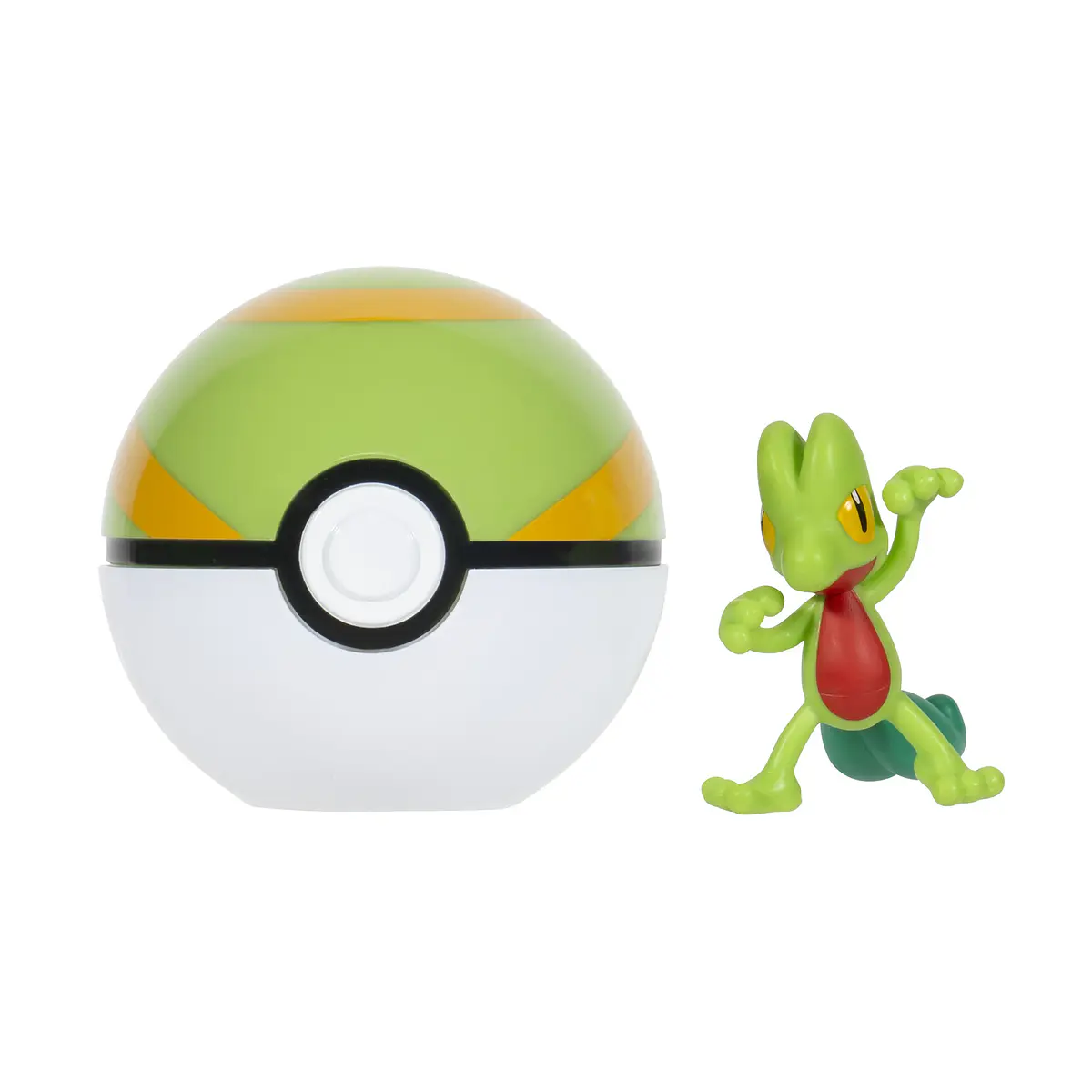 Pokémon Clip 'N' Go - Treecko + Nest Ball | Cubos Luminosos
