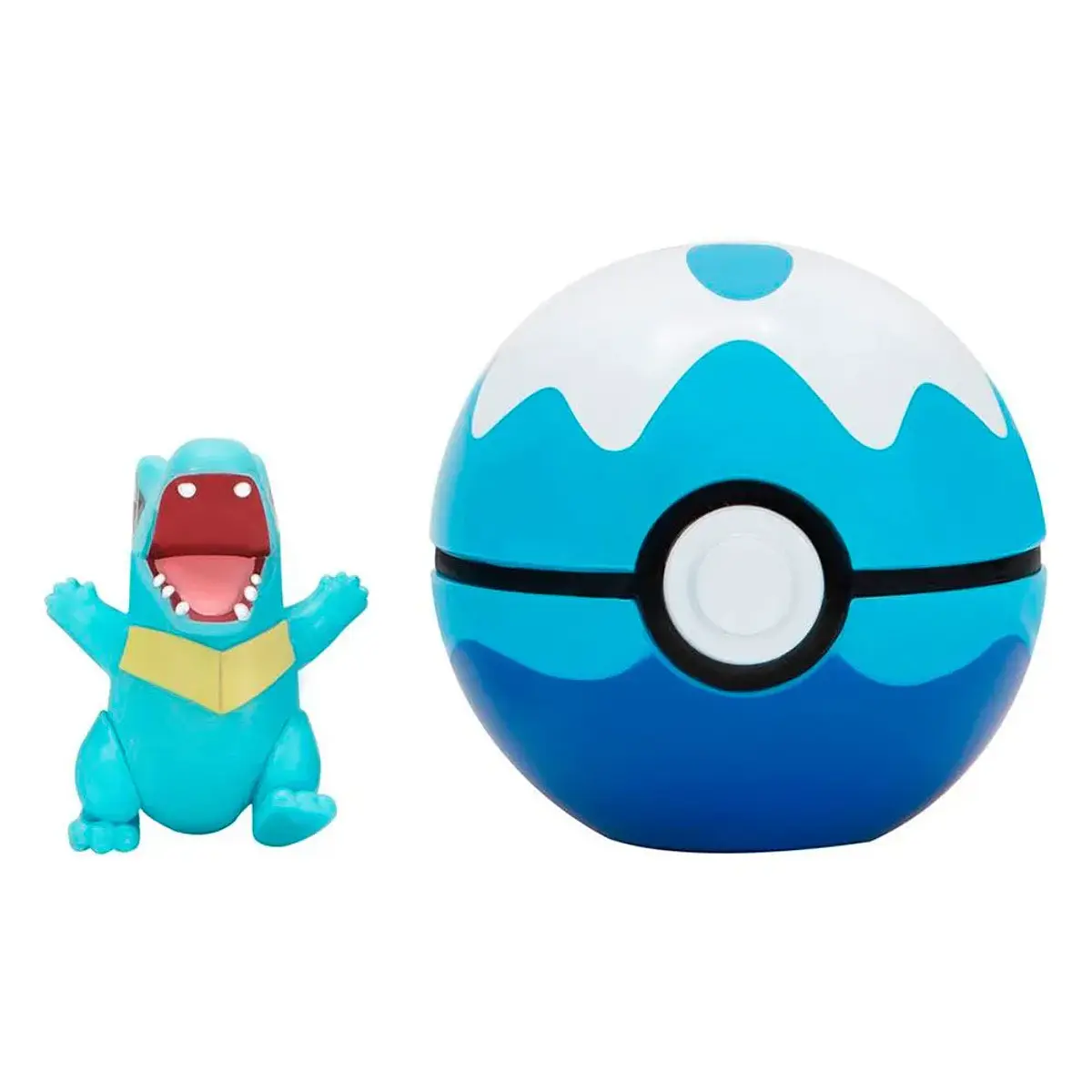 Pokémon Clip 'N' Go - Totodile + Dive Ball | Cubos Luminosos