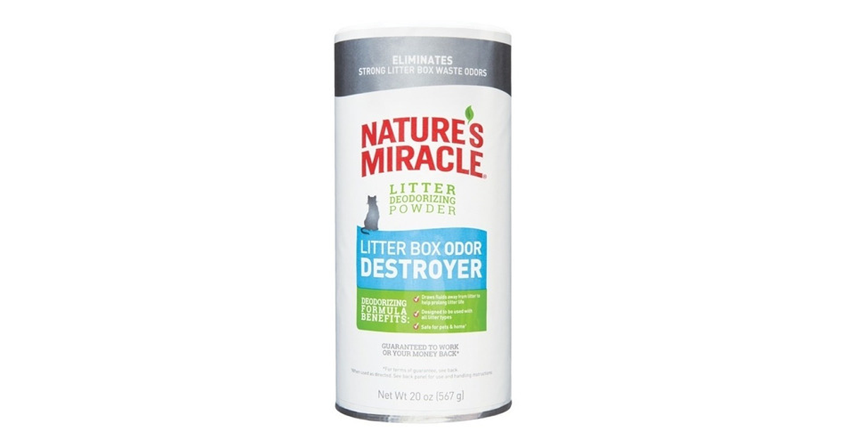 Eliminador De Olor Caja Arena Gato 567gr. Natures Miracle