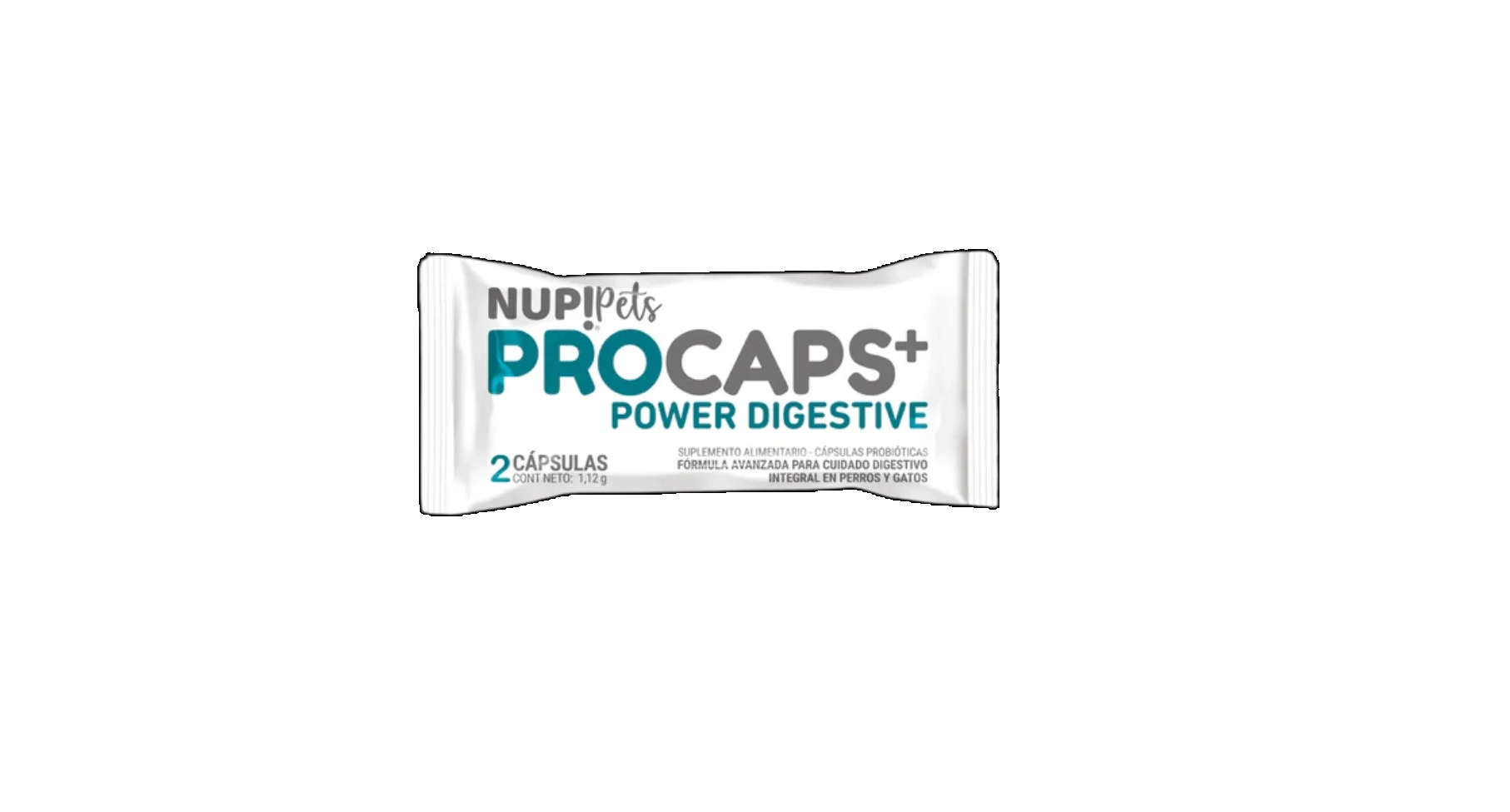 Nup Pets Procaps Probióticos Power Digestive Perro/gato 2 ca