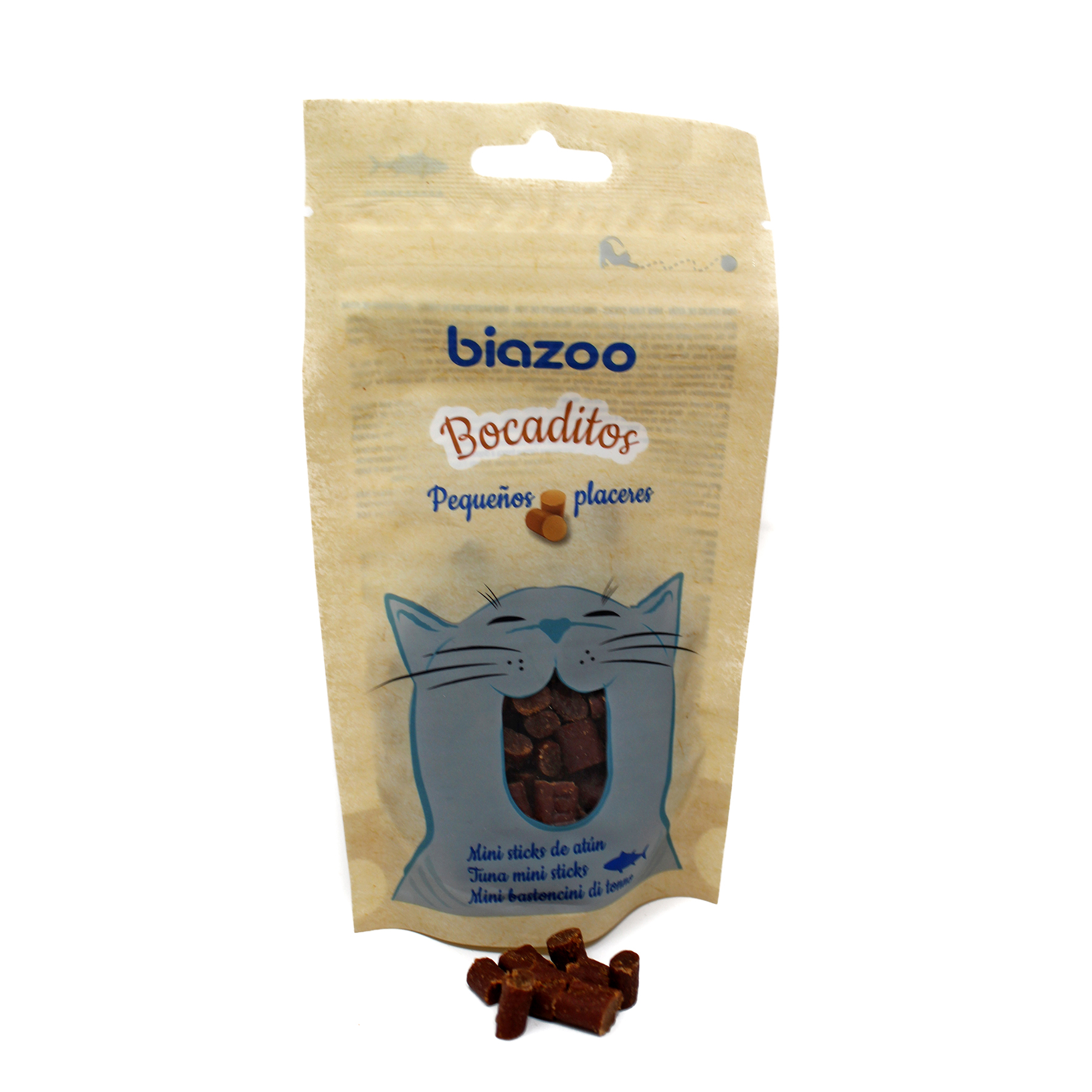 Snack para Gato Mini stick de atun 50gr Biazoo----FECHA CORT