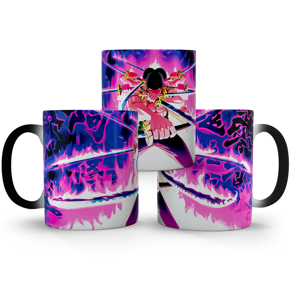 Tazón Mágico One Piece Zoro Asura, 320ml | Dazel