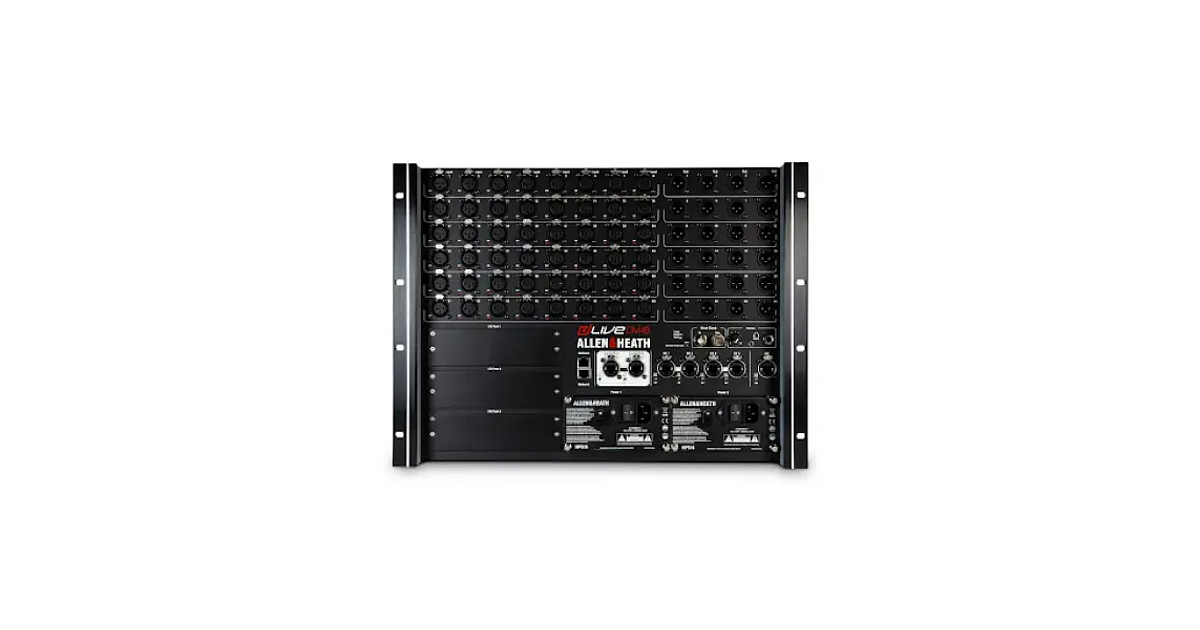 ALLEN HEATH CDM48U RACK PARA MIXER DIGITAL DLIVE MIXRACK