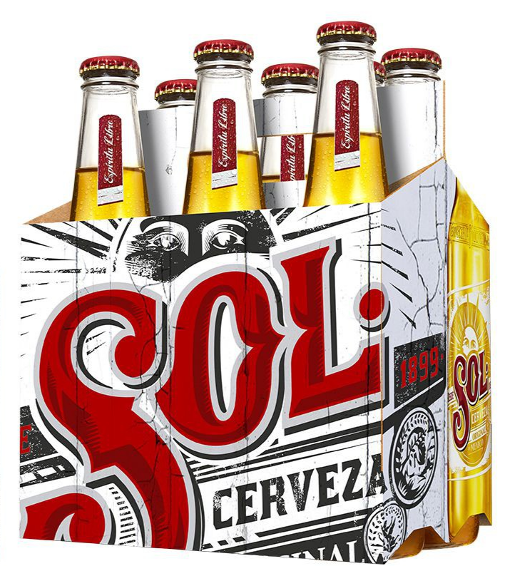 CERVEZA SOL 330 ML. CAJA 24 BOTELLAS