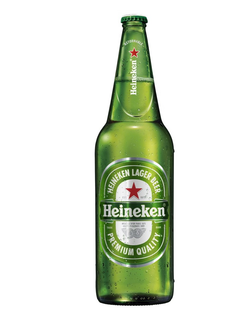 CERVEZA HEINEKEN 1.0 LT. CAJA 12 BOTELLAS RET.