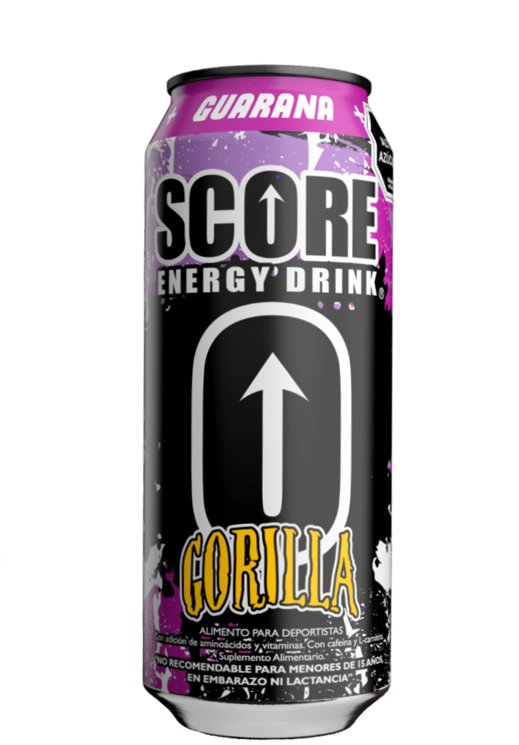 ENERGETICA SCORE GORILA 500 ML. Pack 6 Latas