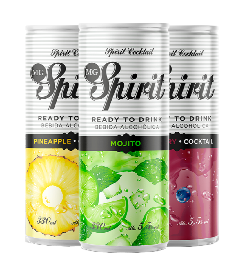 SPIRIT 330 .ML SABORES CAJA 12 latas