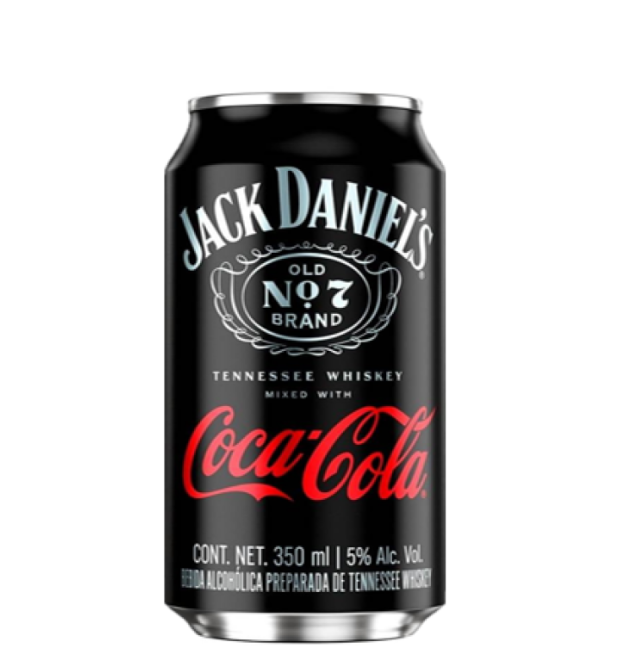 JACK DANIEL'S & COCA COLA LATA 350 ML.