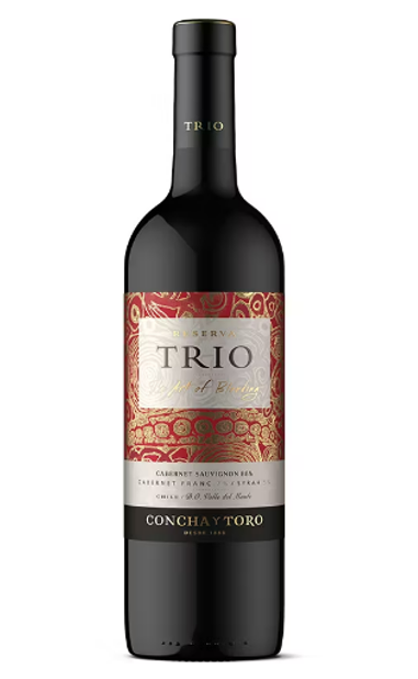 VINO TRIO RESERVA 750 ML.
