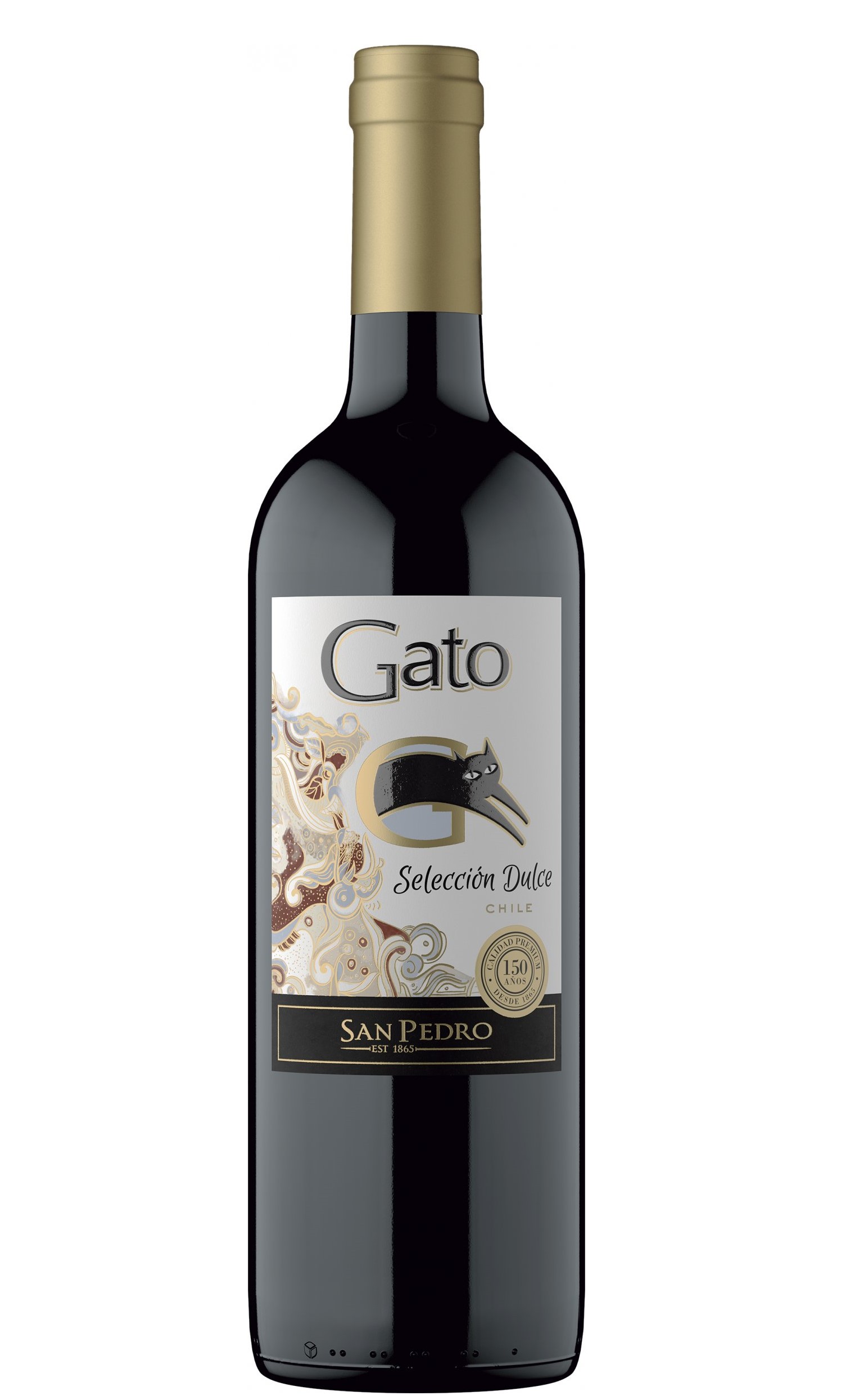 VINO GATO SELECCION DULCE TINTO 750 ML.