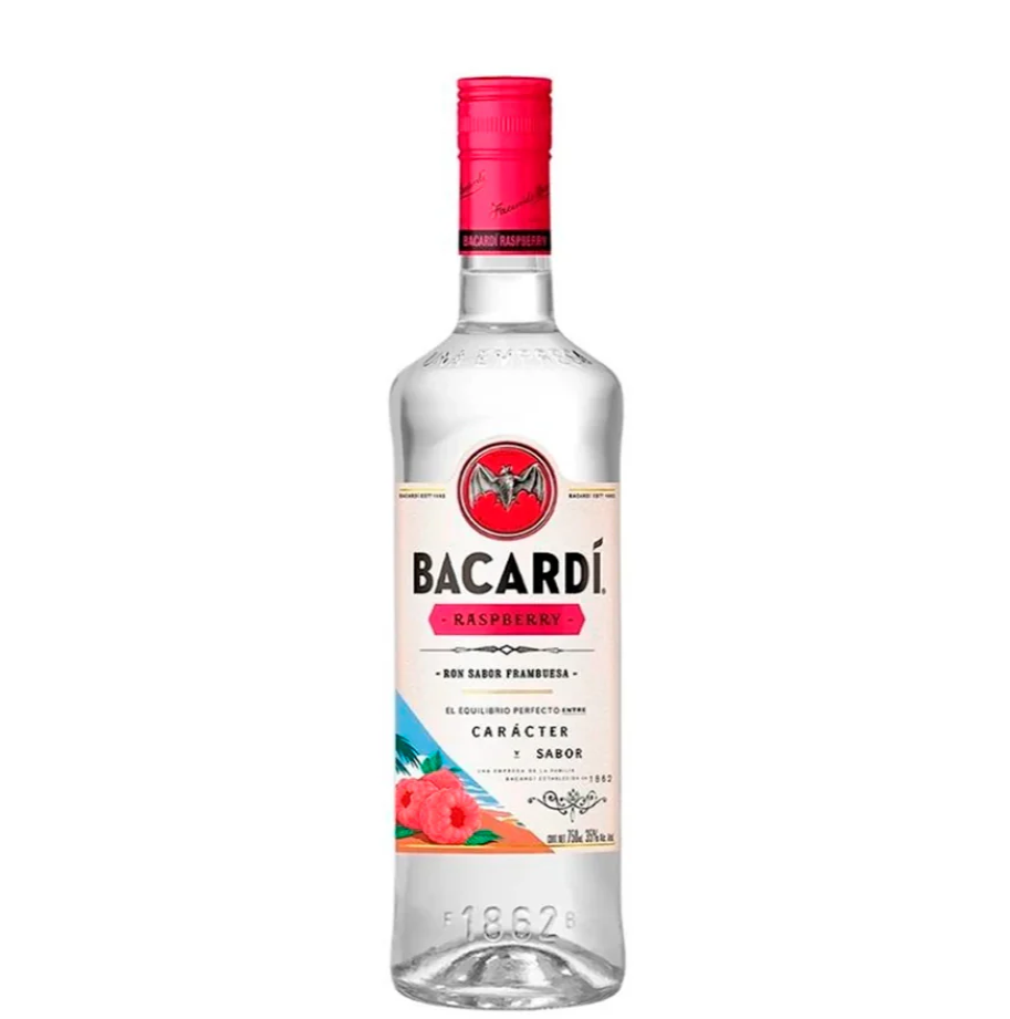RON BACARDI RASPBERRY 750 ML.