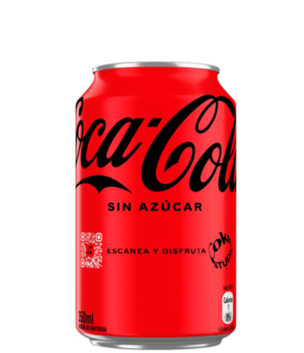 BEBIDA COCA COLA ZERO 350 ML. - PACK 6 LATAS