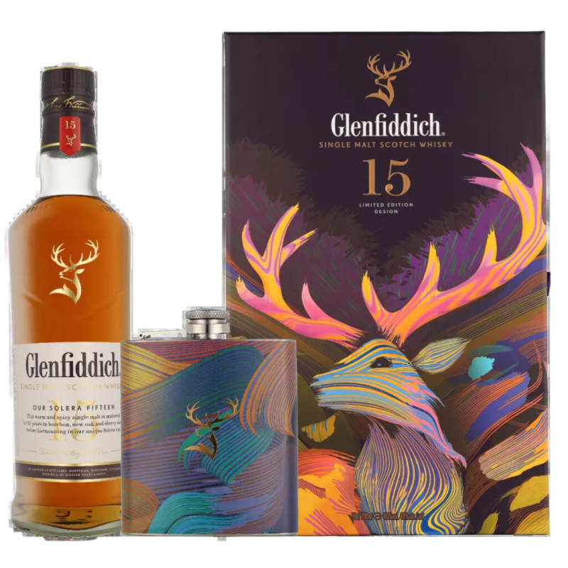 WHISKY GLENFIDDICH 15 AÑOS SINGLE MALT 40° 750 ML