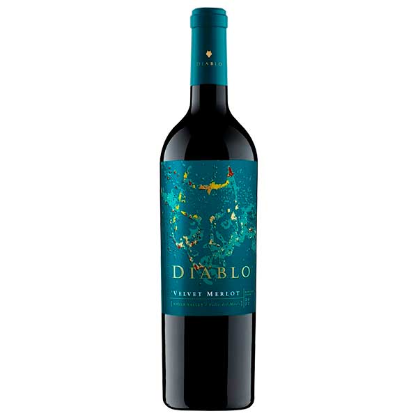 VINO DIABLO VELVET MERLOT 750 ML