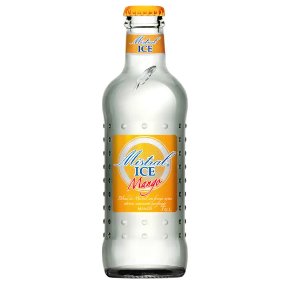 MISTRAL ICE MANGO 275 ML. CAJA 12 BOT.
