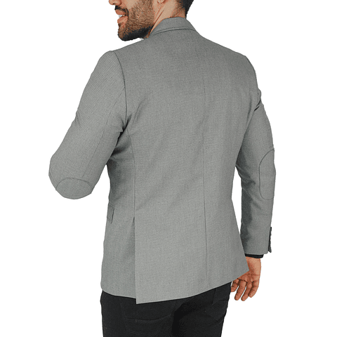 Saco De Vestir Corte Americano Gris Oscuro Liso, 43% OFF
