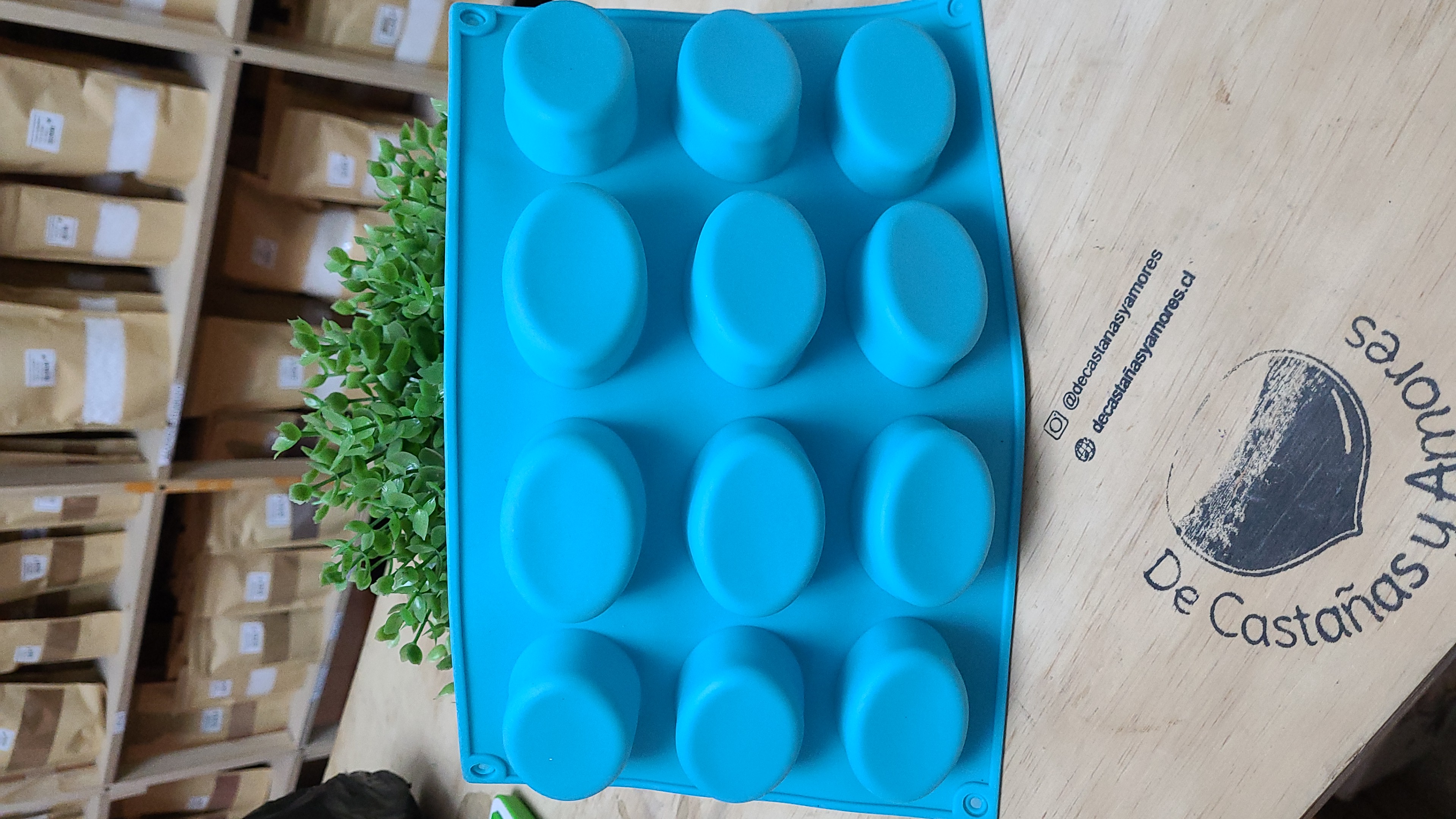 Molde ovalado pequeño 40 grs apróx