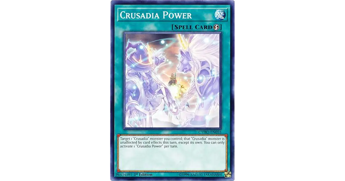 Crusadia Power - CYHO-EN055 - Common 1st Edition