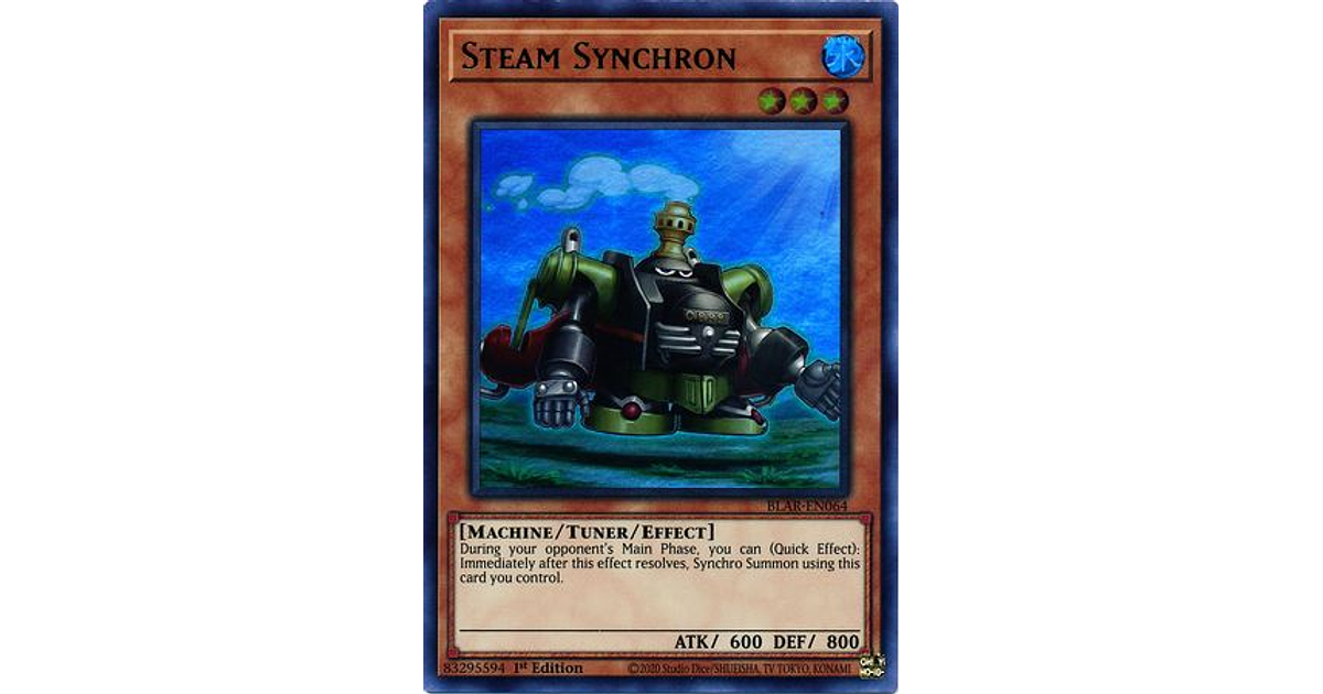 Steam Synchron - BLAR-EN064 - Ultra Rare 1st Edition