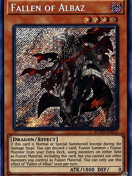Fallen of Albaz - RA01-EN021 - Secret Rare 1st Edition