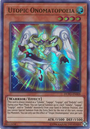 Utopic Onomatopoeia - DUPO-EN009 - Ultra Rare Unlimited