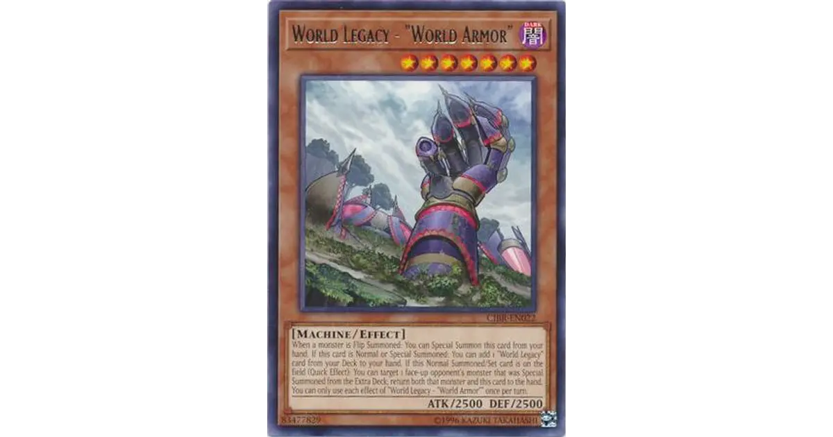 World Legacy - World Armor - CIBR-EN022 - Rare Unlimited