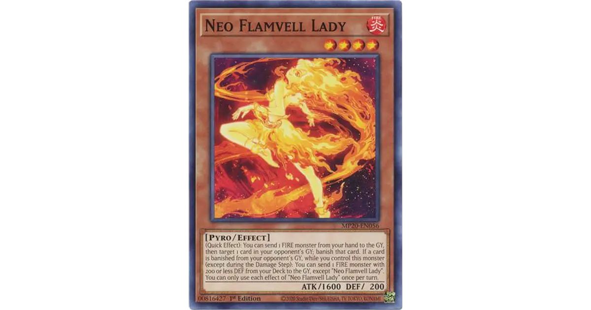 Neo Flamvell Lady - MP20-EN056 - Common 1st Edition