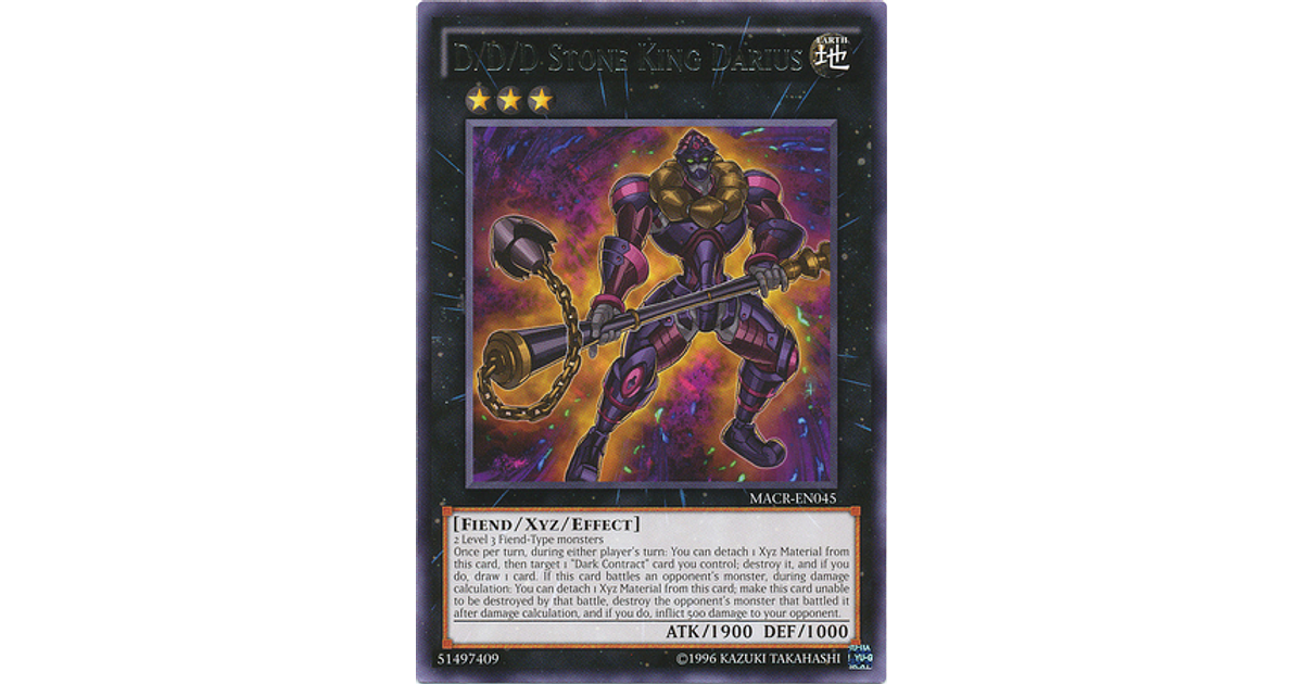 D/D/D Stone King Darius - MACR-EN045 - Rare Unlimited