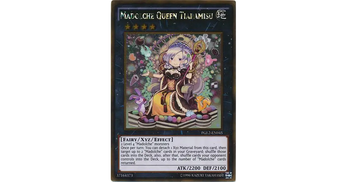 Madolche Queen Tiaramisu - PGL2-EN045 - Gold Rare Unlimited
