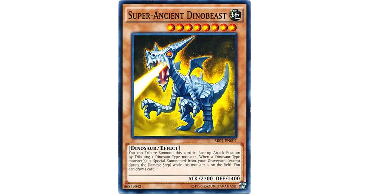 Super-Ancient Dinobeast - SR04-EN007 - Common Unlimited