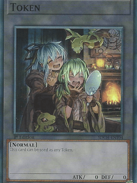 Token - SDCH-ENT03 - Super Rare 1st Edition