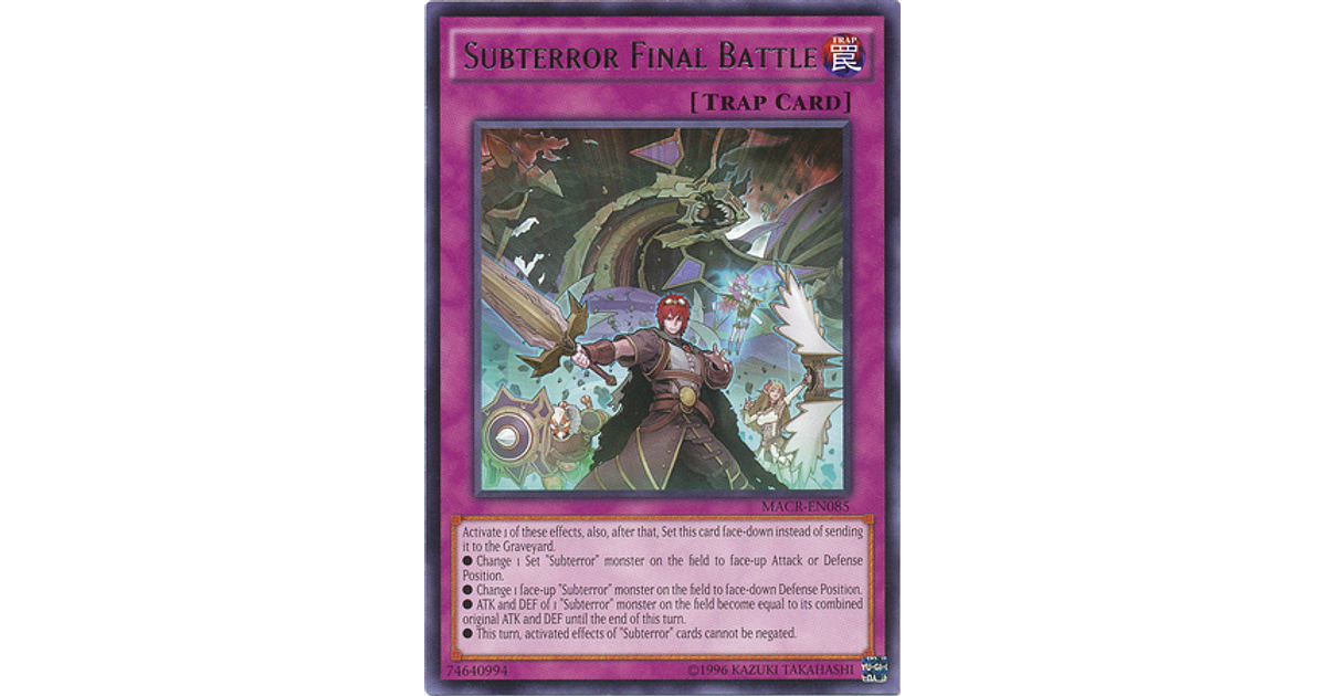 Subterror Final Battle - MACR-EN085 - Rare Unlimited