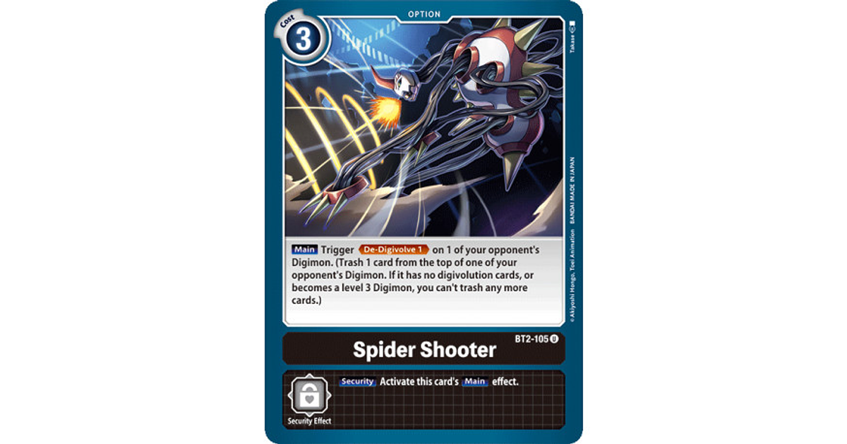 BT2-105 U Spider Shooter Option