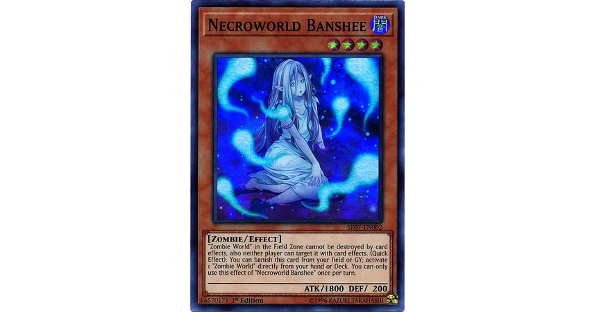 Necroworld Banshee - SR07-EN002 - Super Rare 1st Edition