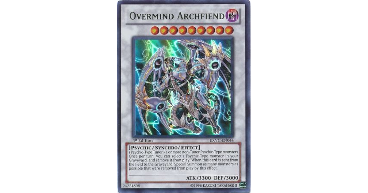 Overmind Archfiend - EXVC-EN044 - Ultra Rare 1st Edition