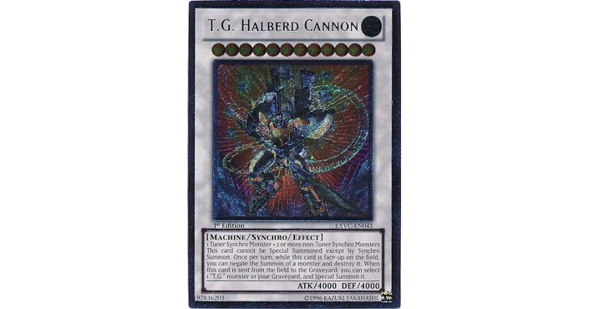 Ultimate Rare - T.G. Halberd Cannon - EXVC-EN043 1st Edition