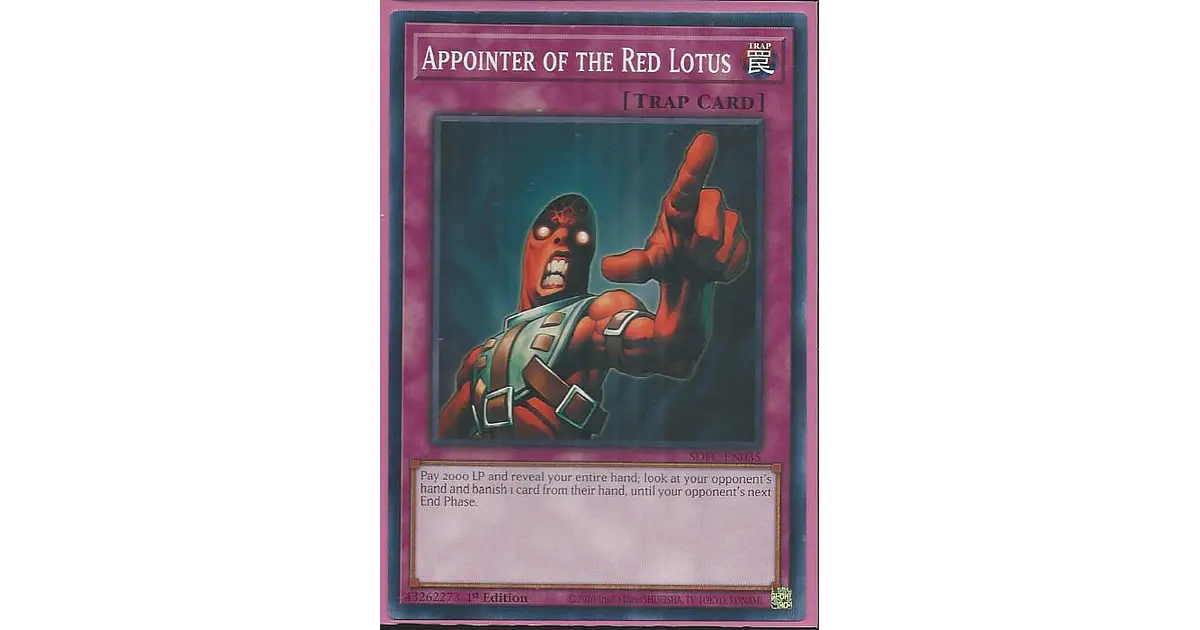 Appointer of the Red Lotus - SDFC-EN035 - Common 1st Edition