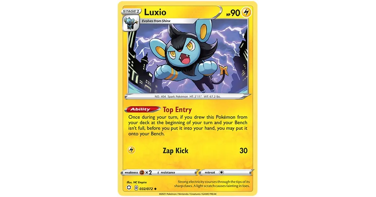 Luxio - 32/72 - Uncommon