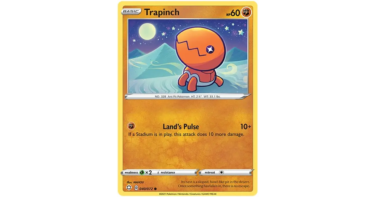 Trapinch - 40/72 - Common