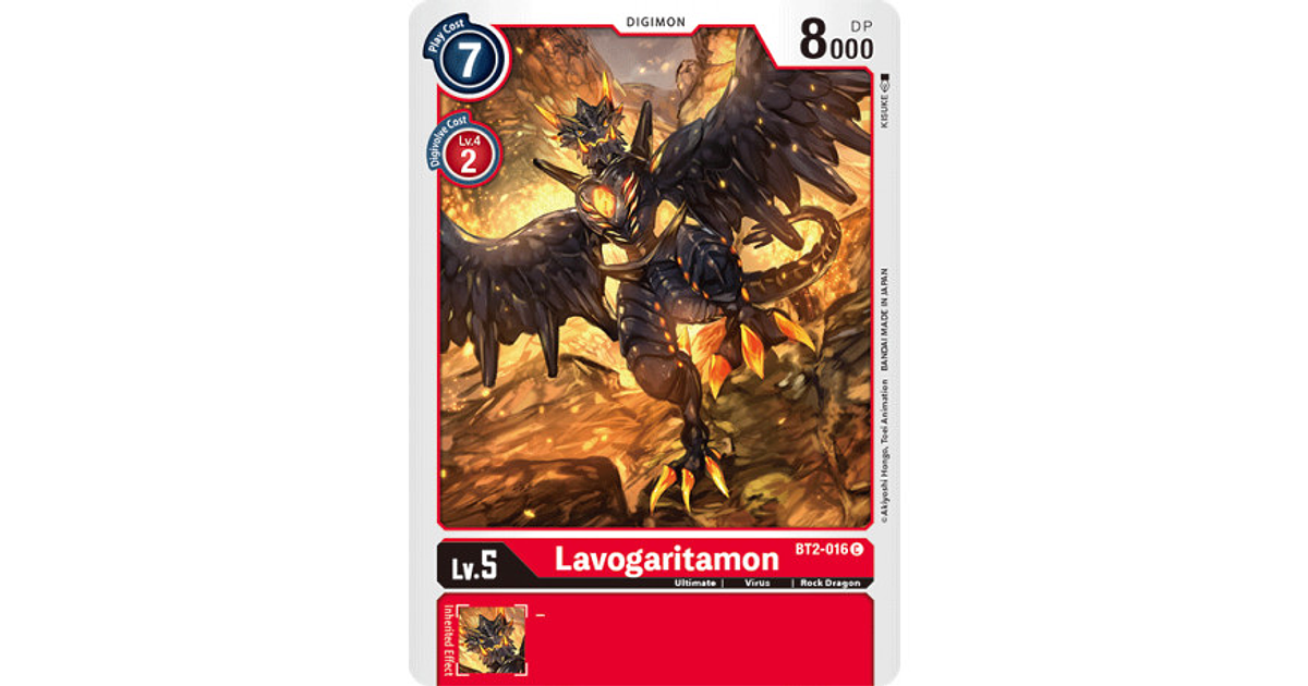 BT2-016 C Lavogaritamon Digimon