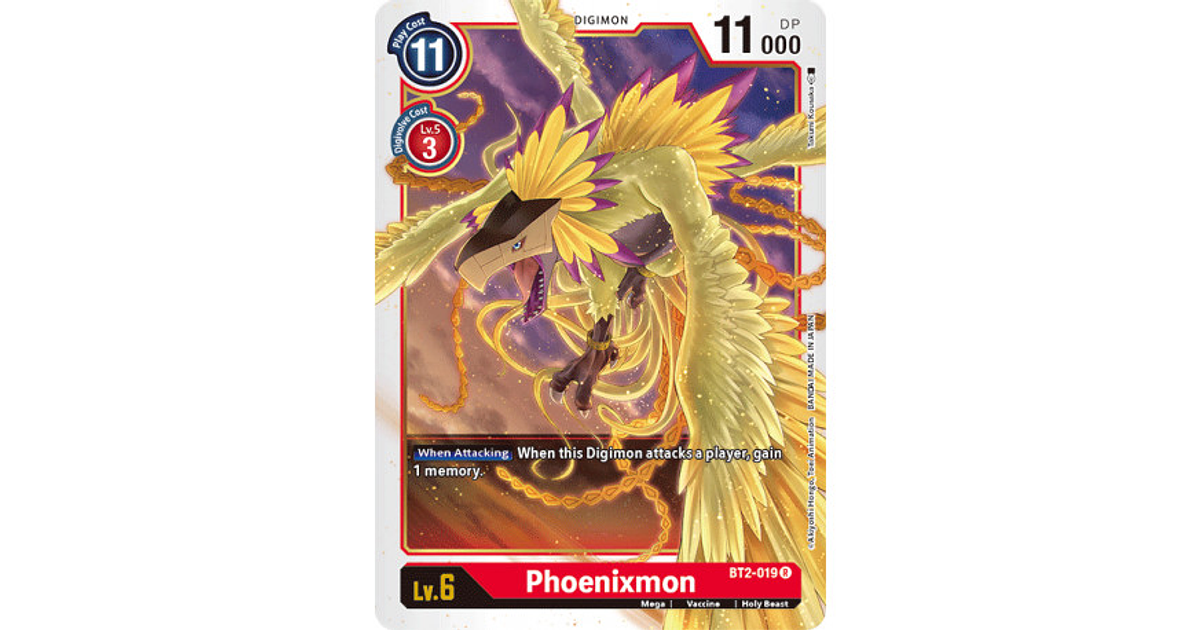 BT2-019 R Phoenixmon Digimon